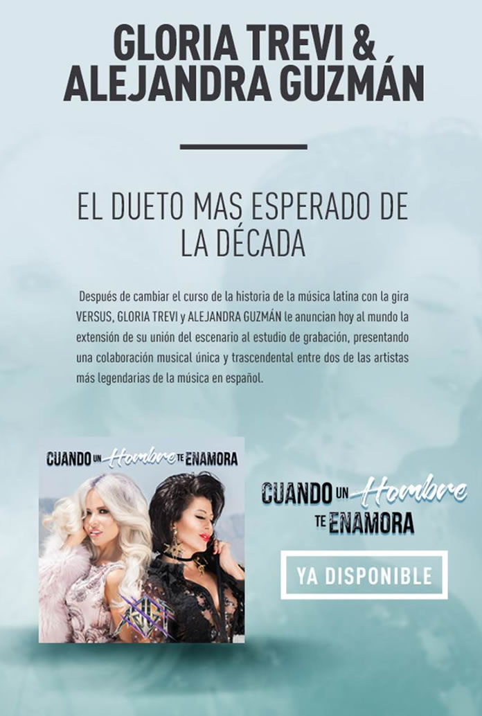Gloria Trevi Y Alejandra Guzman Cuando Un Hombre Te Enamora